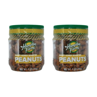 Hampton Farms Bulk Whole Salted Roasted Peanuts - 5 lb. Bag, USA Grown ...