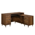 Sauder Clifford Place L-Shaped Desk, Grand Walnut Finish - Walmart.com