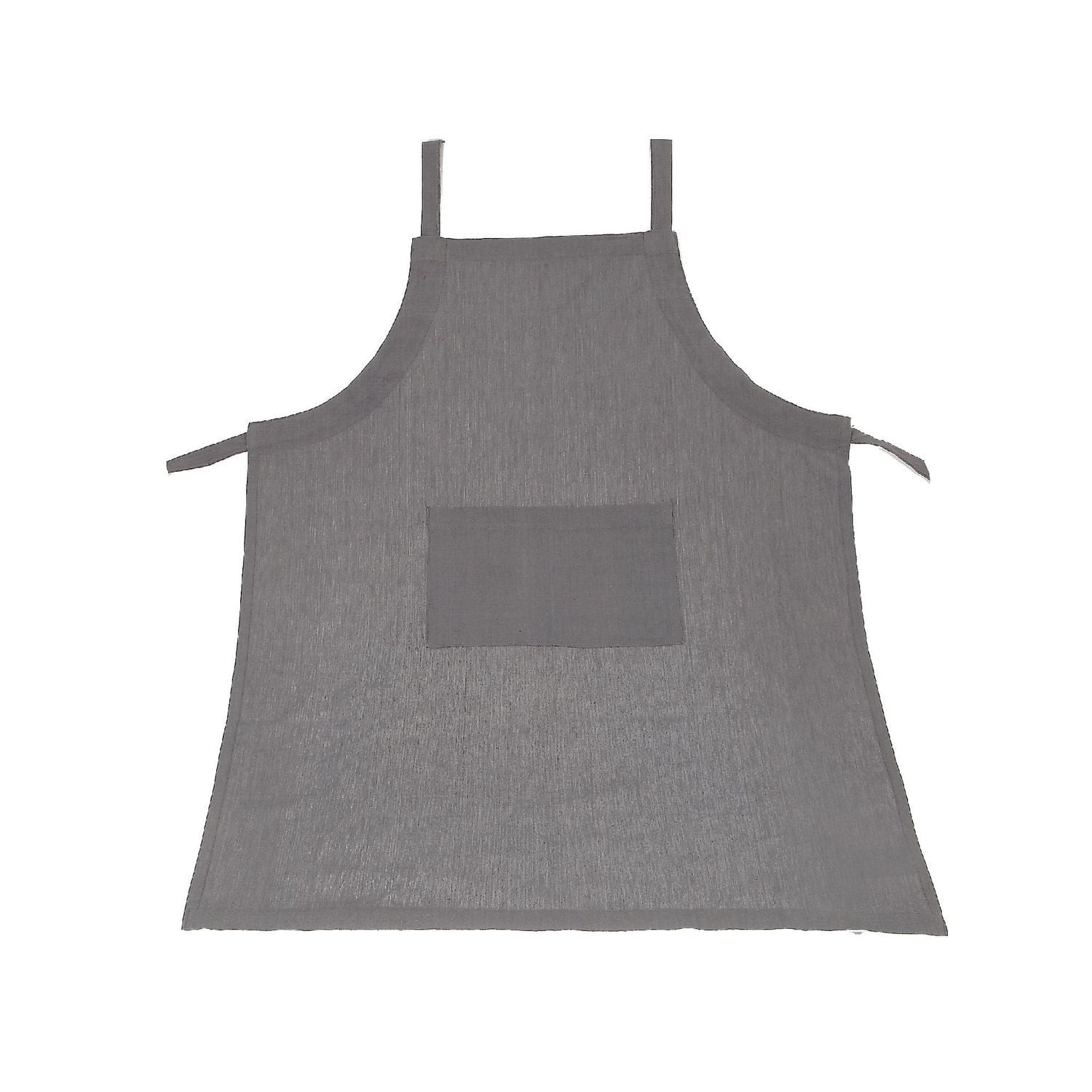 Click here for Ih Casadécor Polycotton Apron With Pocket (Gray) prices
