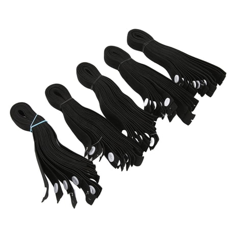 Elastic Binding Webbing, Orderly Storage 50Pcs Clothing Binding Webbing ...