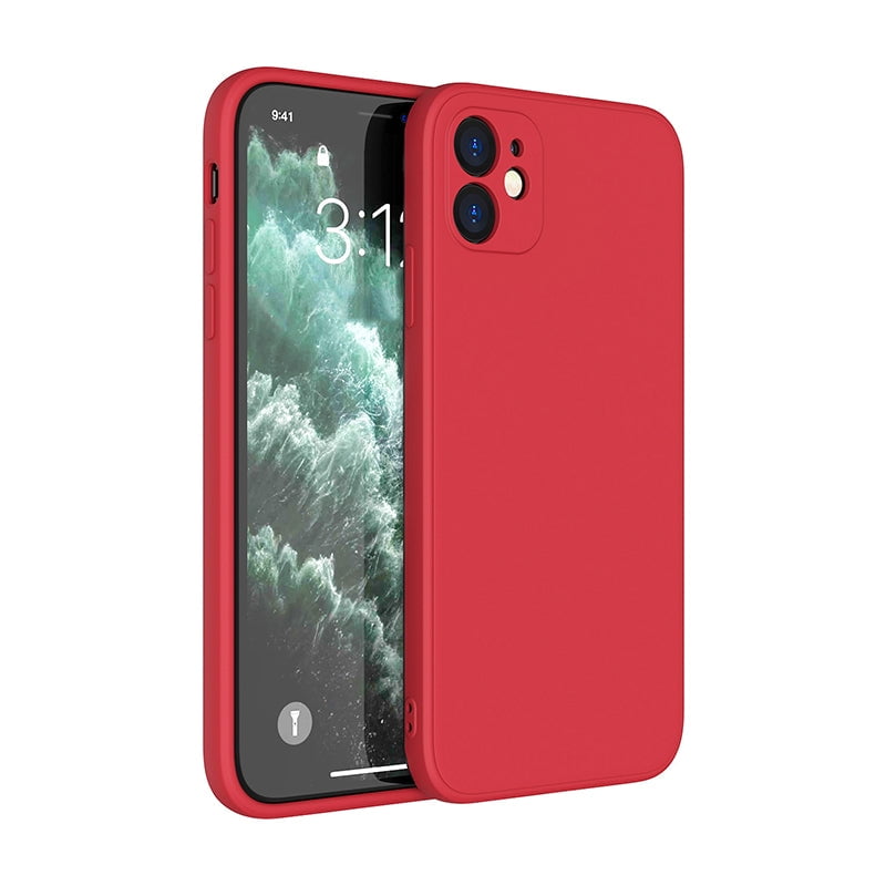 Click here for Pandaco Soft Shell Matte Red Case For Iphone 12 Mi... prices