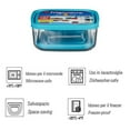 Bormioli Rocco Frigoverre Square Glass Food-Storage Containers with ...