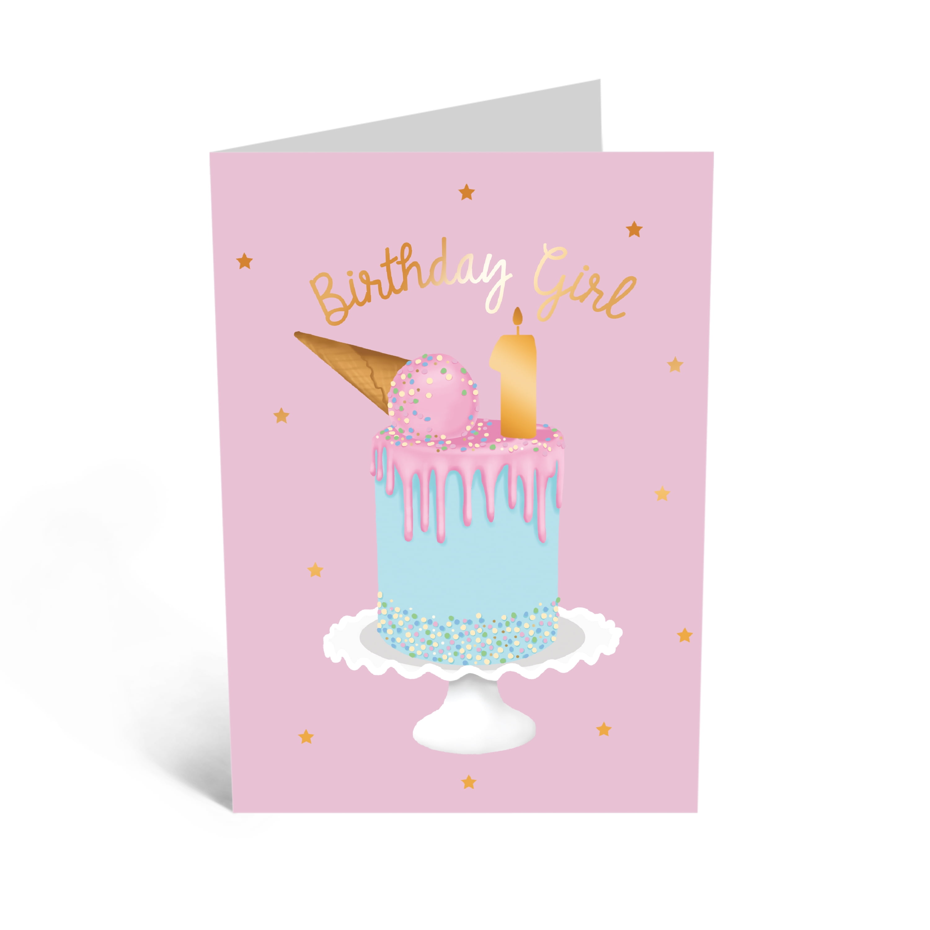 Happy 1st Birthday Girl Cards
