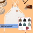 3. Professional Apron Canvas for Hairdressing Cooking Gardening ...