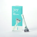 Joy Female Razor Handle with 2 Blade Refill Cartridges, Teal - Walmart.com