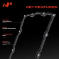 A-Premium Transmission Oil Pan Gasket Set, Compatible with Toyota ...
