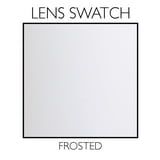 Design House 501338 Two-Light Square Frosted White Glass Semi-Flush ...