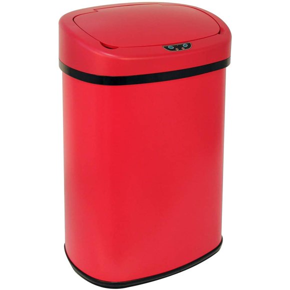 Red Garbage Can