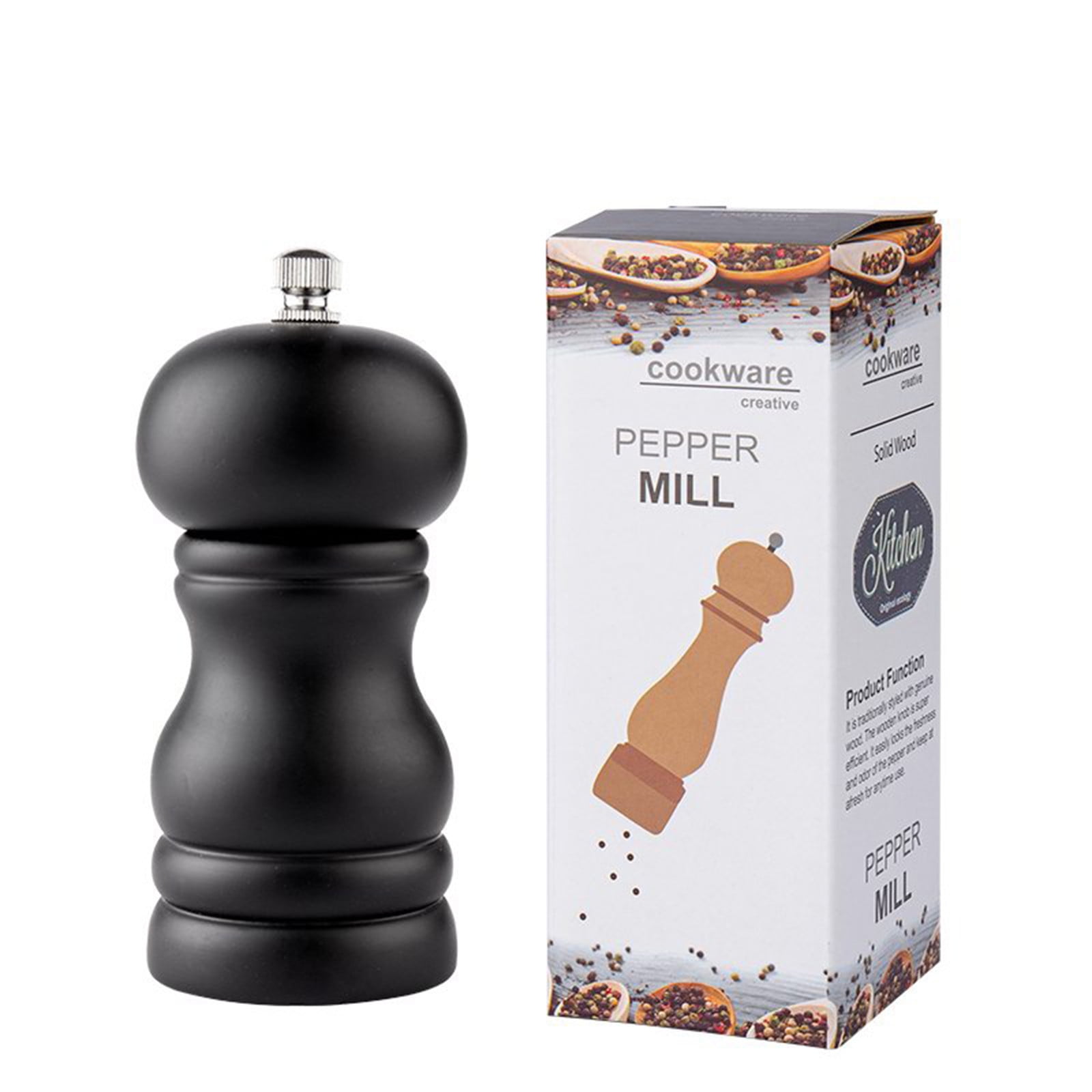 Click here for Egnmcr Solid Wood Pepper Powder Grinder Black Pepp... prices
