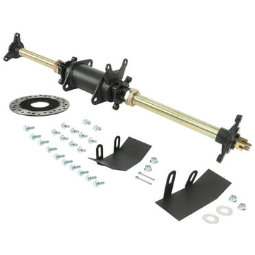 Motor Genic 29" Rear Axle Assembly Complete Wheel Hub Kit for Go Kart ...