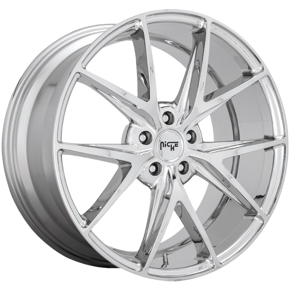 Niche M248 Misano 18x8 5x120 +40mm Chrome Wheel Rim 18" Inch - Walmart ...
