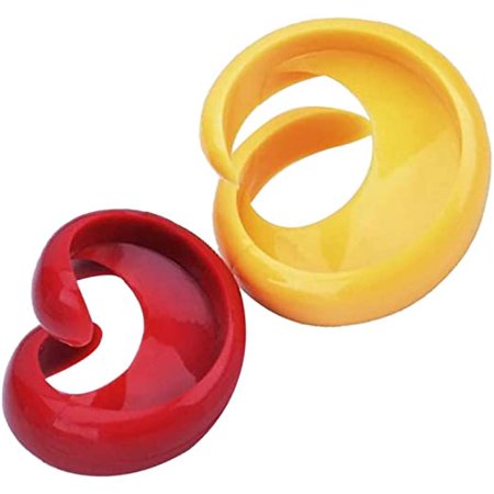 2PCS Spiral Hot Dog Cutter - Plastic Cyclone Barbecue Sausage Slicers ...