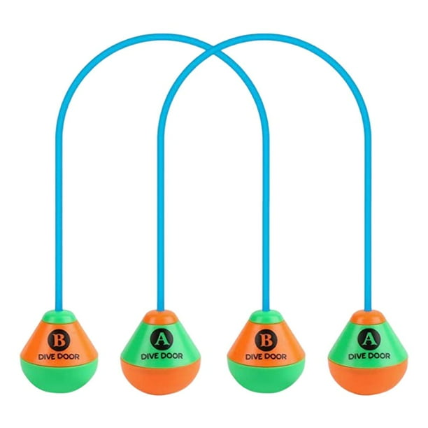 Clairlio 2pcs/set Through Door Diving Ring Reusable Swim Training Dive ...