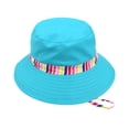HAOTAGS Baby Hat Cotton Sun Protection Printed Adjustable Strap Cap ...