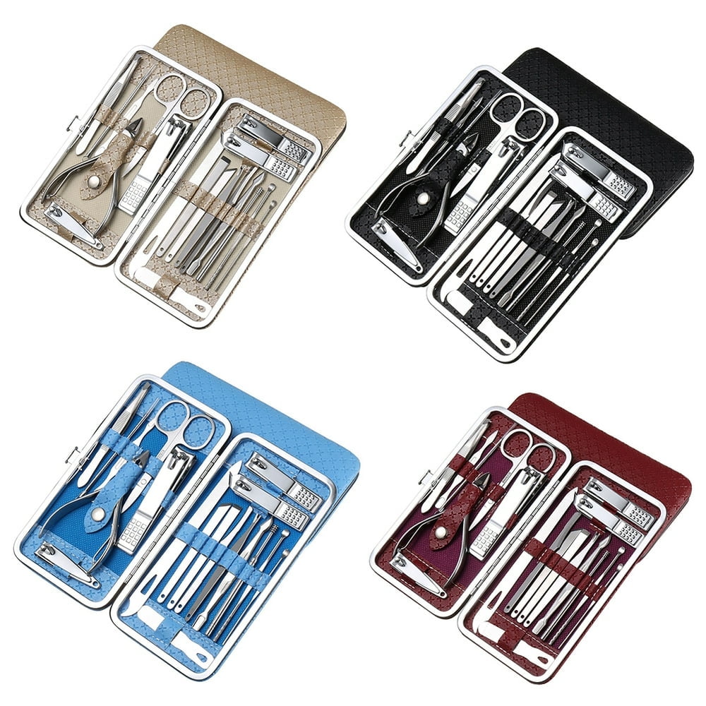 MesaSe Home Nail Clipper Set of 19 Pieces Dead Skin Pliers Diagonal to ...