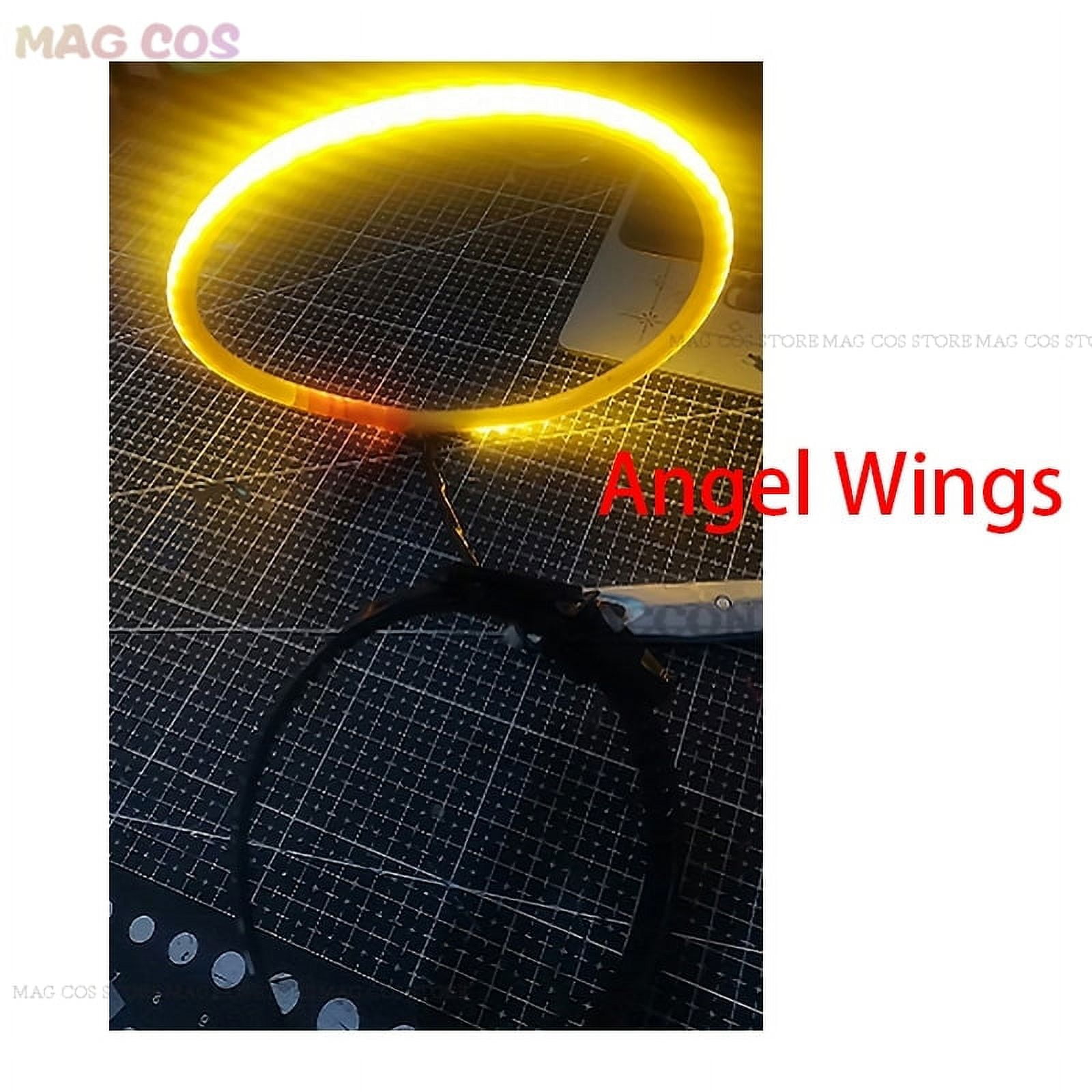 Hazbin Adam Cosplay Anime Hotel hombre Ángel Halo alas de Ángel ropa ...