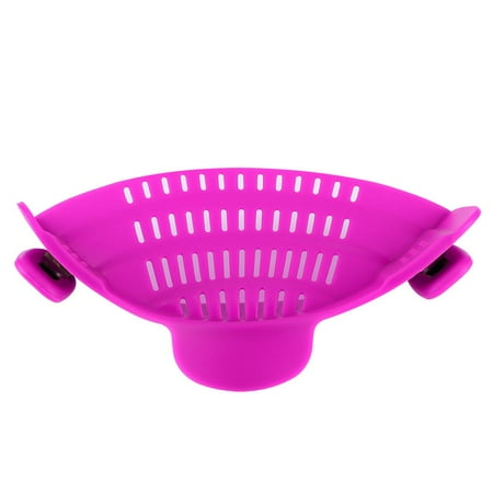 LYUMO Pan Colanders,Food Drainer,Silicone Clip On Pot Strainer Kitchen ...