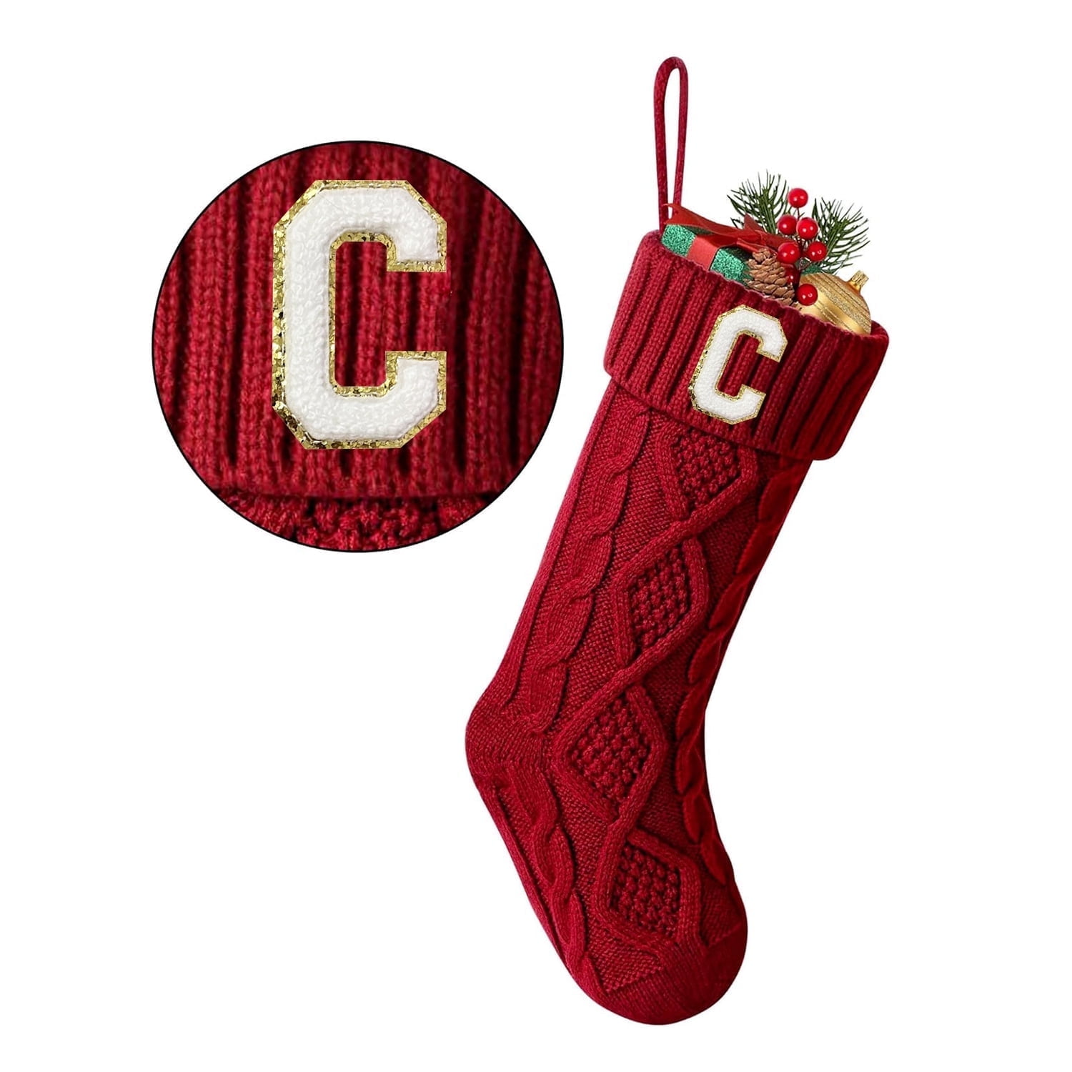 Click here for Generic Christmas Stockings With Initials Letter 1... prices