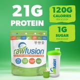 Rawfusion Plant-Based Protein Powder, Vanilla Bean, 4 Lb, 60 Servings ...