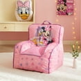 Disney Minnie Mouse Pink Square Beanbag Chair 18 inches Kids Playroom ...