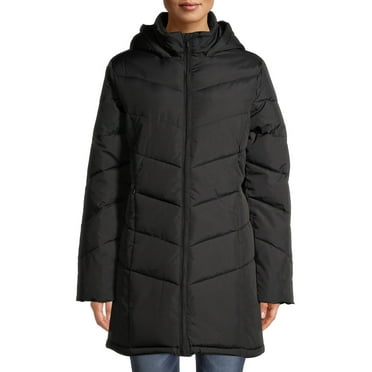 Michael Michael Kors Women's Chocolate Brown 3/4 Down Puffer Coat with Hood (S) - Walmart.com