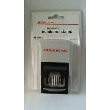 2000Plus® Numbering Stamp, 6-digit, Black Ink - Walmart.com