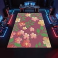 Colorful Wildflowers Area Rugs Vintage Plants Flower Rugs Ultra Soft ...