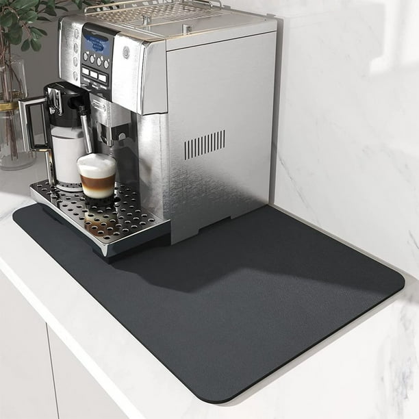 EIMELI 40x50 Coffee Maker Pad Hide Stains Rubber Coffee Pad Coffee ...