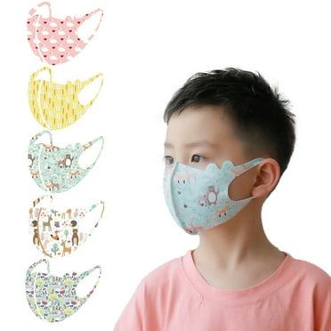 Orly (6 Pack) 100% Cotton Reusable Kids Face Masks Covering Eco ...