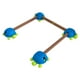 KidKraft Turtle Totter Balance Beam for Toddlers with Squeaky Turtle ...
