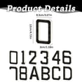 Solar Light Up House Number 3 - Small 12x8.3cm LED Illuminated Address ...