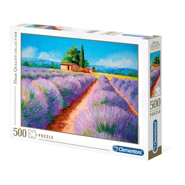 Clementoni 500-Piece Jigsaw Puzzle Collection - Lavender Scent ...