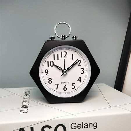 Simple Shaped Black/Green Cartoon Alarm Clock, Portable Alarm Clock ...