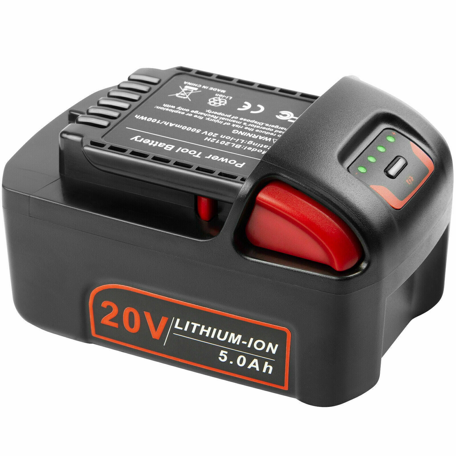 High Capacity 20V Battery for 20 Volt Ingersoll-Rand BL2022 BL2012H ...