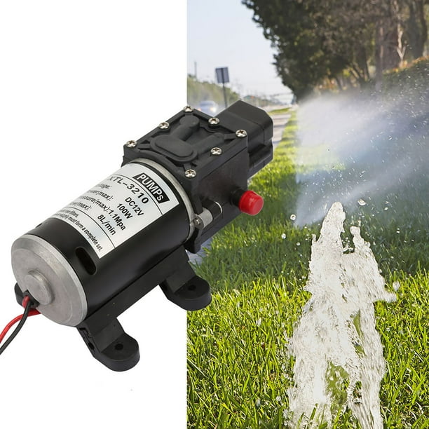 Bomba de agua autocebante, bomba de diafragma eléctrica autocebante, bomba de agua de alta ...