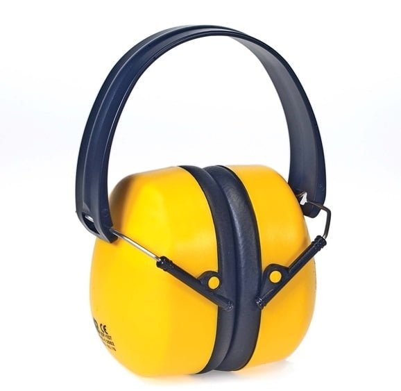DuraPlug™ Yellow Hearing Protection Ear Muffs, Foldable, 34 db ...