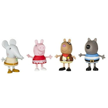Peppa Pig Figure 4 pack, Family Pack - Walmart.com