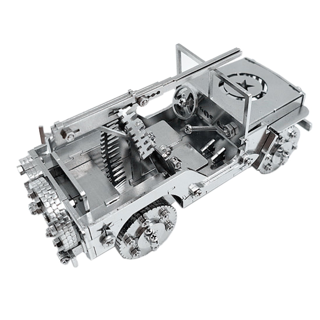 DIY Assembled Model Kit 3D Stainless Steel Assembled Detachable Model ...