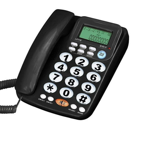 Big Button Corded Phone For Elderly Caller Id Landline Telephone For ...