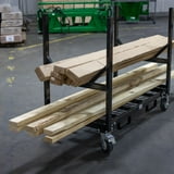 Titan Attachments Heavy-Duty Bar Cradle Cart, 2,500 LB, Mobile Roller ...