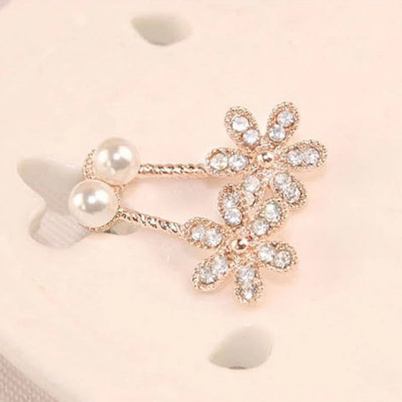 Click here for Unbranded 1pair Womens Five Flower Of Design Of St... prices