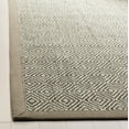 SAFAVIEH Natural Fiber Axum Geometric Sisal Area Rug, Natural/Taupe, 6 ...