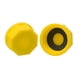 Ez-POUR Yellow Coarse Thread Solid Base Cap for Storage gas Cans (Pack ...