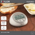 Taylor Precision Products Super-Loud Digital Timer - Silver (5873 ...