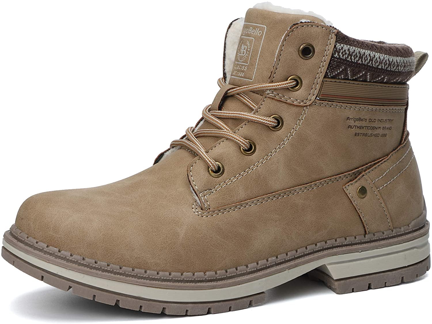 Arrigo Bello Women's Snow Winter Boots Outdoor Snow Hiking Boots Beige ...