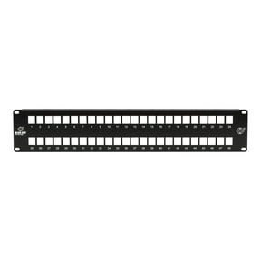 Black Box JPM385A Rackmount Fiber Panel 1U Loaded with Single-Mode ...