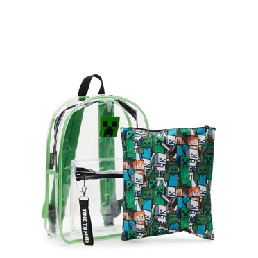 Minecraft Creeper Backpack for Boys & Girls, Gaming Bookbag with Double ...