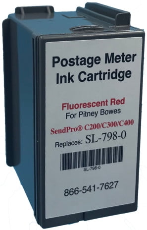 Pitney Bowes SL-798-0 Compatible Red Ink for SendPro® C and SendPro ...