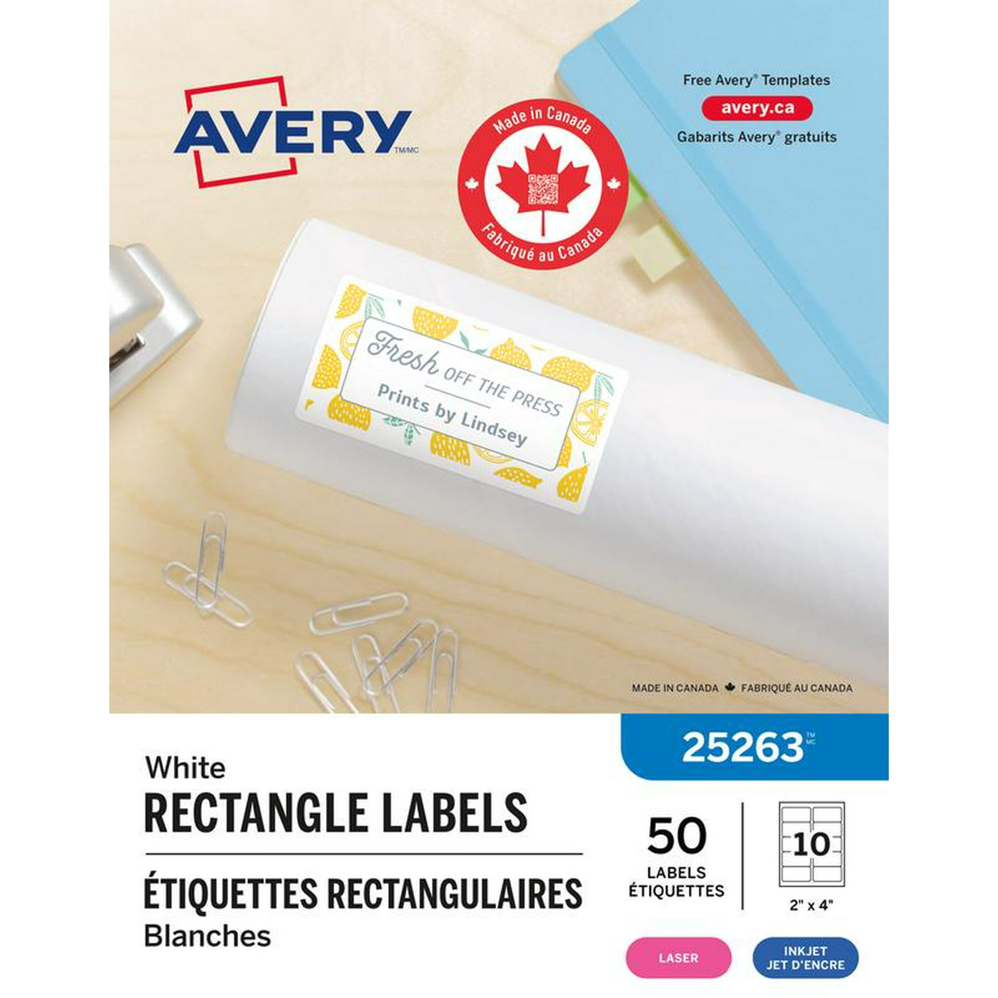 Click here for Avery White Rectangle Labels With Sure Feed Techno... prices