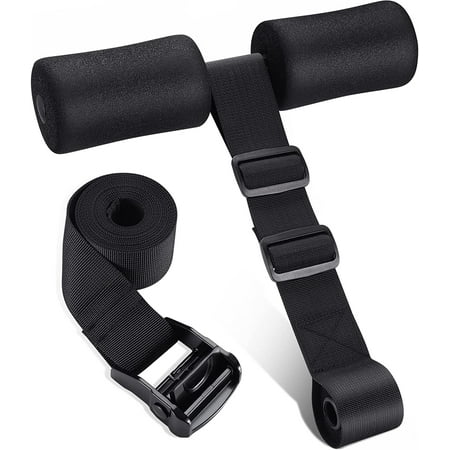 nipocaio Hamstring Curl Strap, Adjustable Bench Hamstring Strap Nordic ...